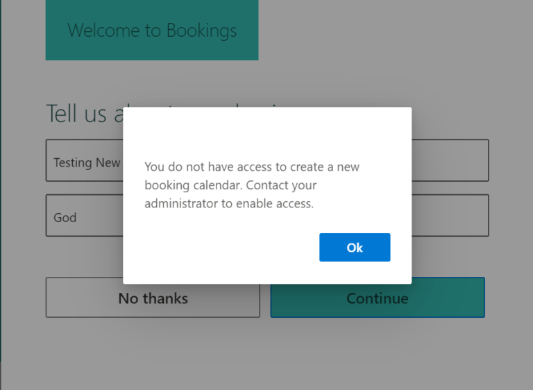 How to block Microsoft Bookings Access in Tenant - ITSupportWale